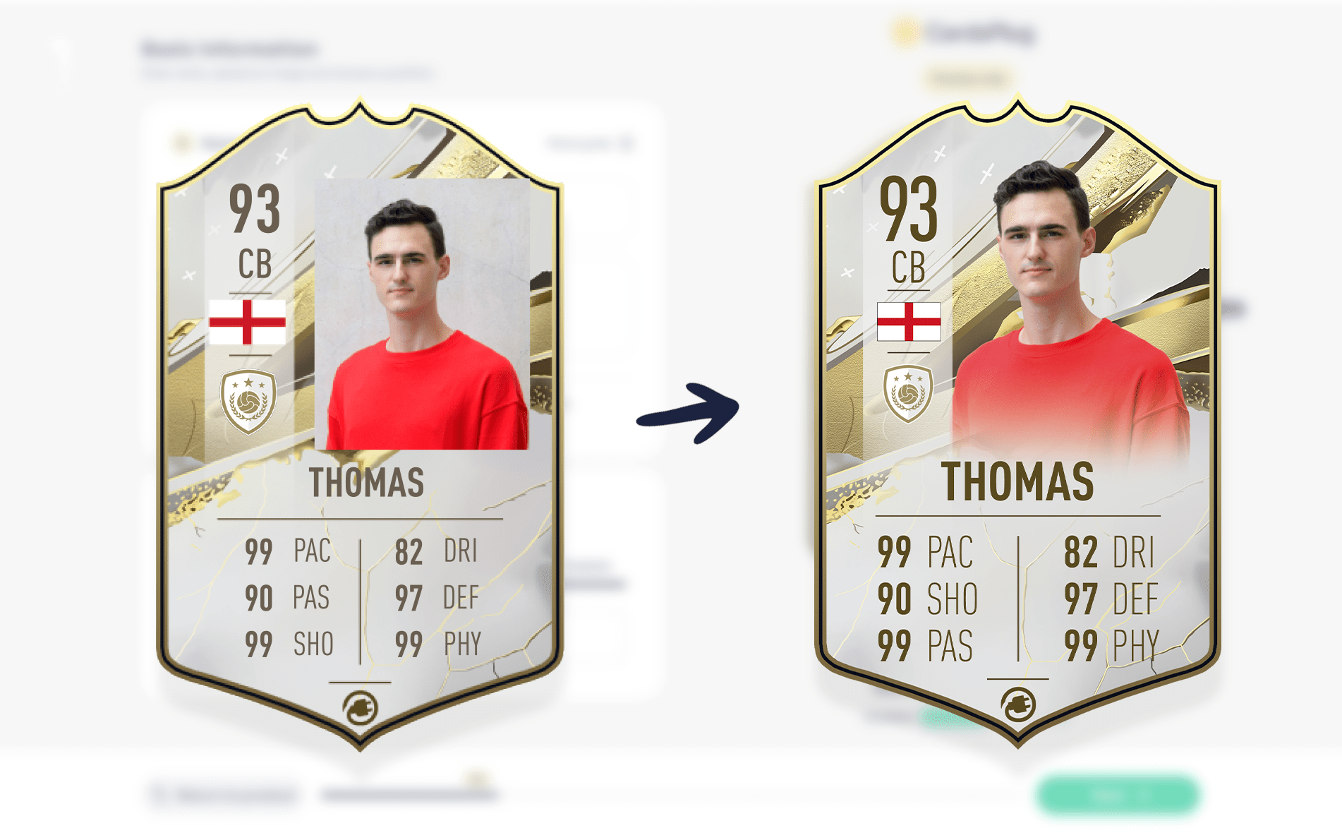 Personalised Football Cards | Custom Football Gift | CardsPlug